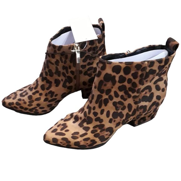 Valerie Stevens | Shoes | Botines Nuevos Estampado De Piel De Leopardo ...